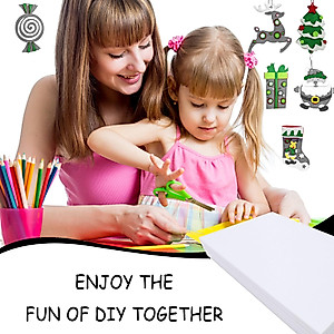 Jtnohx Stiff Felt Sheets, 32 Pcs Felt Fabric, 7"×11.3" Color Felt for Crafts, Craft Felt Square for Sewing Embroidery Handwork and Festivals Party (White)