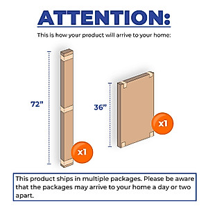 MonsterRax Overhead Garage Storage Rack - Heavy Duty Racks for Garage with 400 lb Capacity, Easy Garage Shelving, Adjustable Storage Rack, Ceiling Mount Storage Shelves 3x6 White (18"-33")