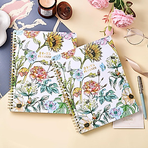 2024-2025 Planner - Academic Planner 2024-2025, Jul.2024 - Jun.2025, 8" x 10", 2024-2025 Planner Weekly & Monthly Thick Paper, Perfect Daily Organizer - Art Floral