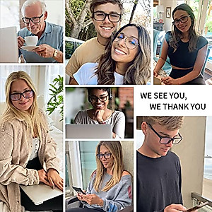 Blue Light Blocking Glasses for Men/Women Anti-Fatigue Computer Monitor Gaming Glasses Prevent Headaches Gamer Glasses