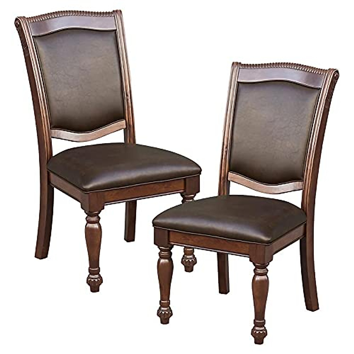 Homelegance Lordsburg 2-Piece Pack Dining Side Chairs, Wood, Cherry