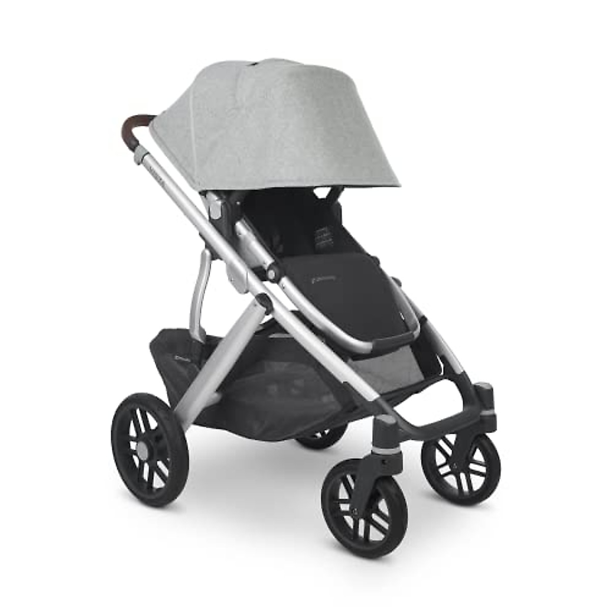 Vista V2 Stroller - Stella (Grey Brushed Melange/Silver/Chestnut Leather)