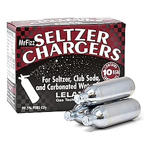 Leland 8-gram CO2 Seltzer Soda Cartridges, 40ct