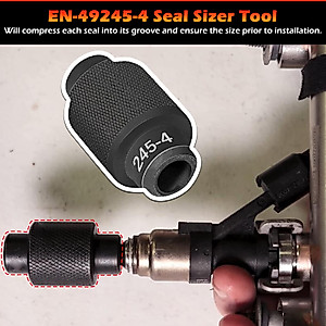 GM245 Fuel Injector Seals Tools Set Perfectly Compatible with GM Subaru Engines, Replaces for #EN-49245, EN-51105 and #18683AA000