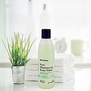 McKesson Pure Shampoo and Body Wash, Sulfates, Dyes, Fragrance and Parabens Free, Unscented, 8 oz, 1 Count