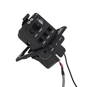 Plastic 301 Acoustic Guitar Preamp Pickup Guitar Pickup Tuner Preamp Black