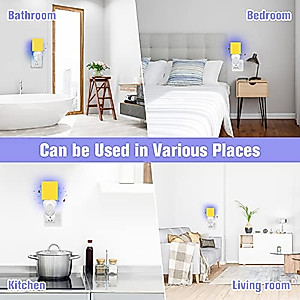 Electric Flying Insect Trap,UV Light Mosquito Trap Gnat Killer Indoor Night Light Plug in Bug Catcher Fruit Fly Traps 2023 Latest Upgrade Flying Insect Trap Plug in Gnat Traps for House Indoor 1 Pack