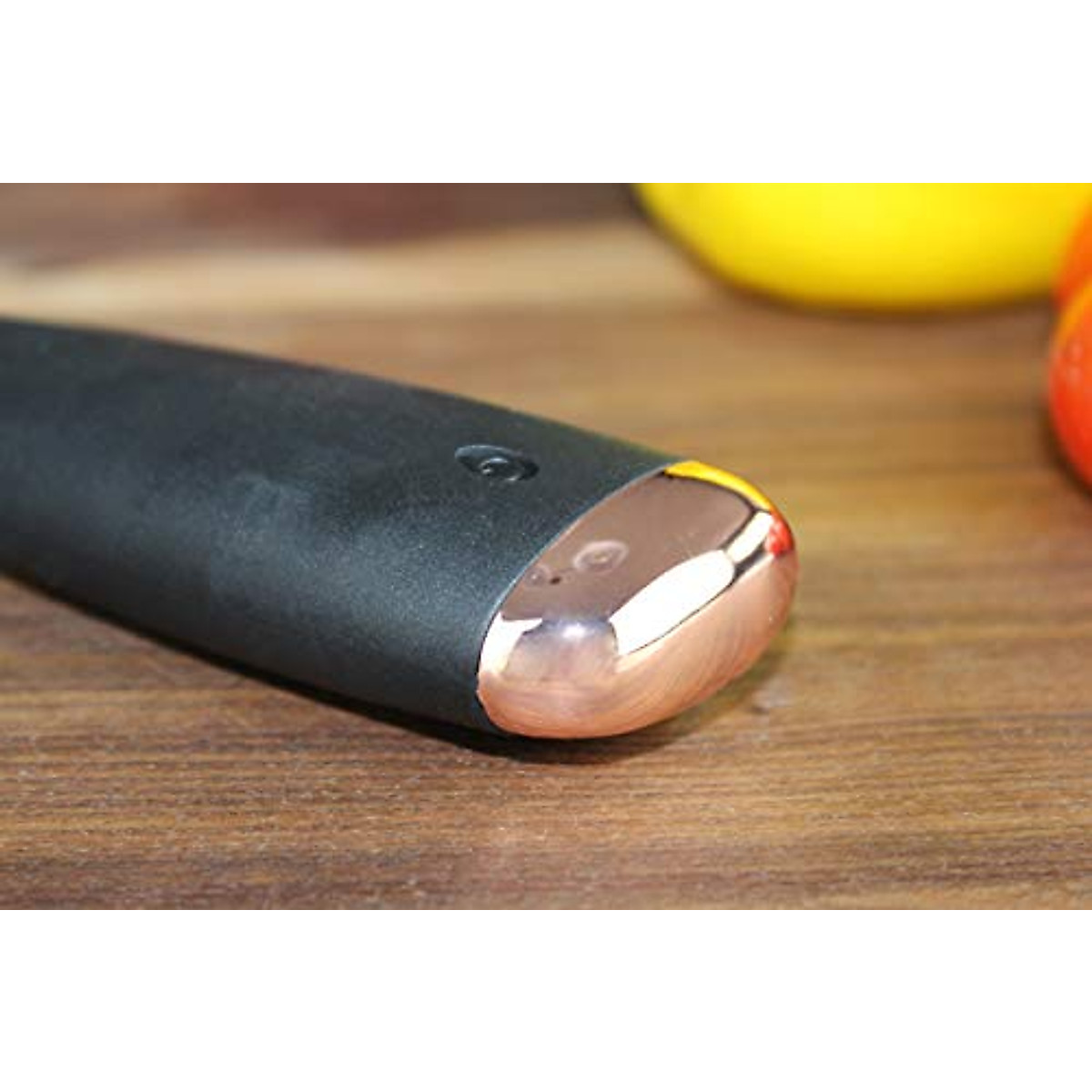Taylors Eye Witness Juno Rose Gold Santoku Knife - 17cm/6.5 inch Multi-Use Cutting Edge. Precision Taper Ground, Titanium Coated Granton Blade. Strong, Over Moulded Handle. 5 Year Guarantee