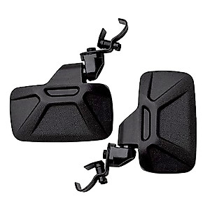 Universal UTV Side View Mirrors large field of view 360° Rotate Adjustable Rearview Mirror Shatter-resistant Clear View Compatible with Polaris Ranger General Defender Can-Am Maverick Trail