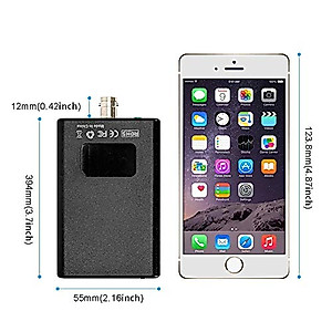 HDMI to BNC Converter Video Adapter - HDMI in Female BNC Coax Out Connector Composite Box with 3.5mm Audio Output for Full HD DVD DVR PS4 Wii Game Image to Coaxial Analog CVBS Signal Camera Monitor TV