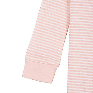 Gerber Baby Girls' 4-Pack Footed Pajamas, Love Llamas Pink, 6 Months