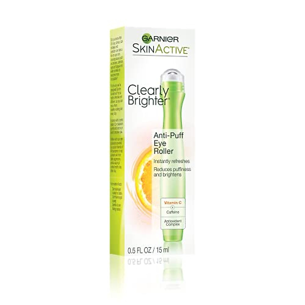 Garnier SkinActive Clearly Brighter Anti-Puff Eye Roller, 0.5 Ounce