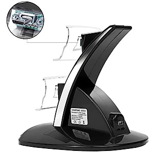 OSTENT LED Light Dual Charging Dock Station Charger for Xbox One Controller