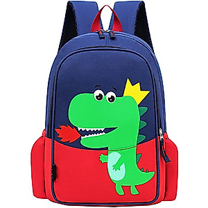 POWOFUN Kids Preschool Kindergarten Backpack Lightweight Cool Cute Cartoon Travel Backpack With Lunch Bag For Boys Girls