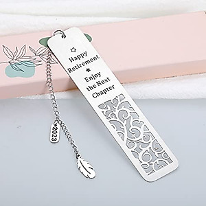 Retirement Gifts for Women Men 2023 Christmas Bookmark Gifts for Coworker Nurses Doctors Dad Mom Happy Retirement Appreciation Gift for Retired Teacher Boss Employee Leaving Going Away Gift for Friend