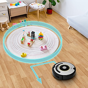 AIR U+ Dual Mode Replacement Virtual Wall Barrier Compatible with iRobot Roomba Boundary Markers 600/700/800/900/e/i/s Series, Replace Part Number: 4636429