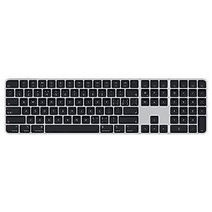 Apple Magic Keyboard with Touch ID and Numeric Keypad: Wireless, Bluetooth, Rechargeable. Works with Mac Computers with Apple Silicon; Chinese (Pinyin) - Black Keys