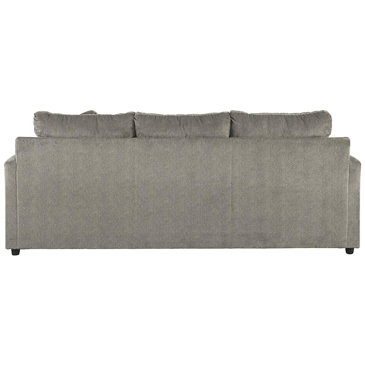 Signature Design by Ashley Soletren Contemporary Chenille Sofa with 4 Accent Pillows, Gray