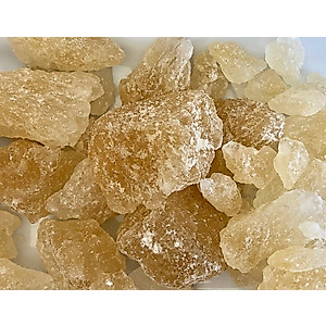 Double Happiness Lump Sugar Rock Candy, Premium Quality from Cane Sugar and Molasses, 16 Ounce Box, [Pack of 2]
