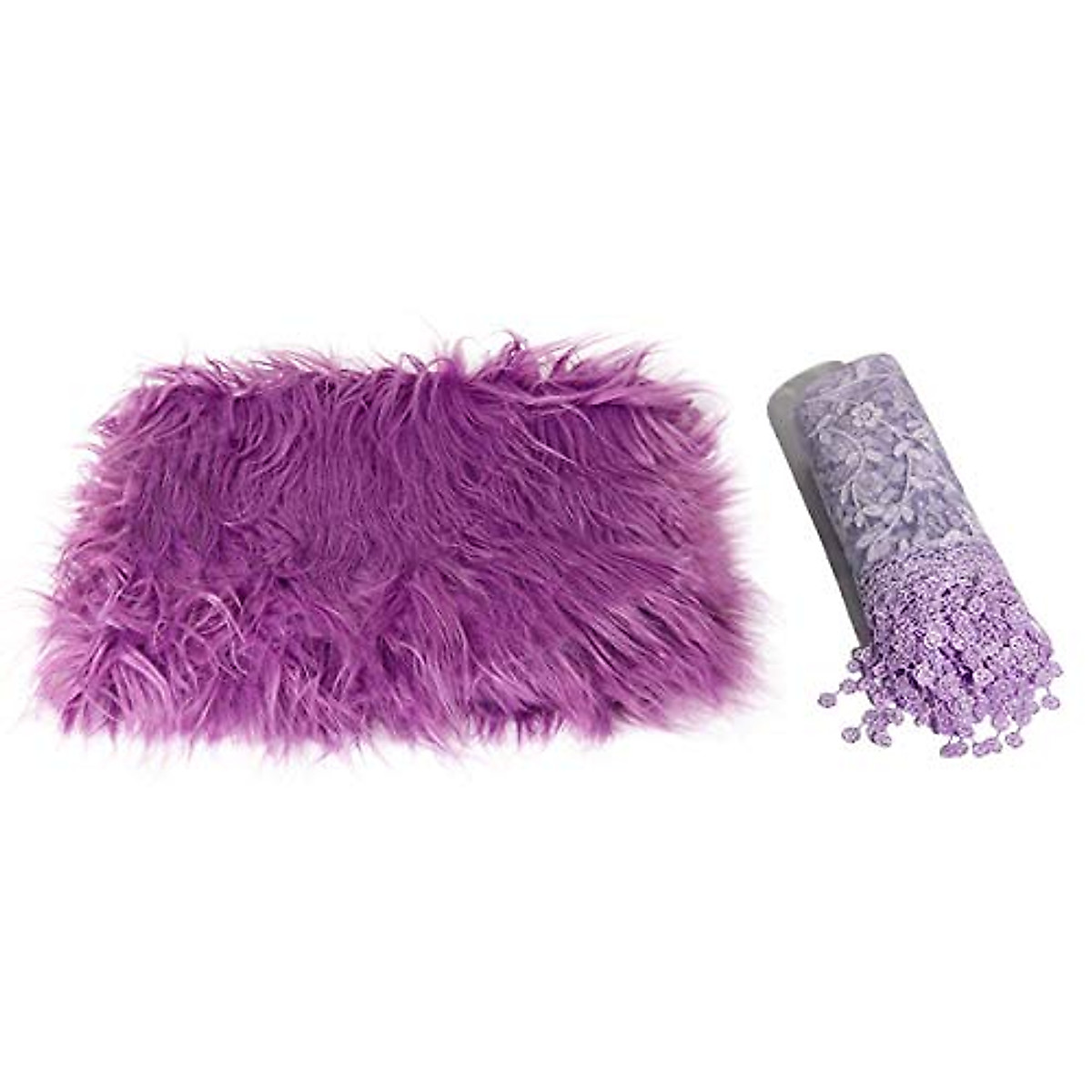 Camidy Baby Photo Props,3pcs Baby Fluffy Blanket + Newborn Wrap + Flower Headband Set Boys Girls DIY Photography Outfits