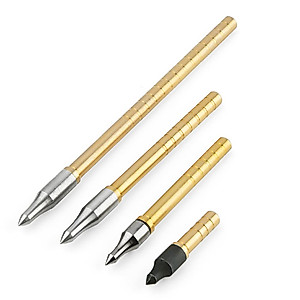 SHARROW 12pcs Archery Arrow Copper Insert Screw Copper Brass Arrow Inserts Arrowheads Connector for 6.2mm Arrow Shaft (150gr)