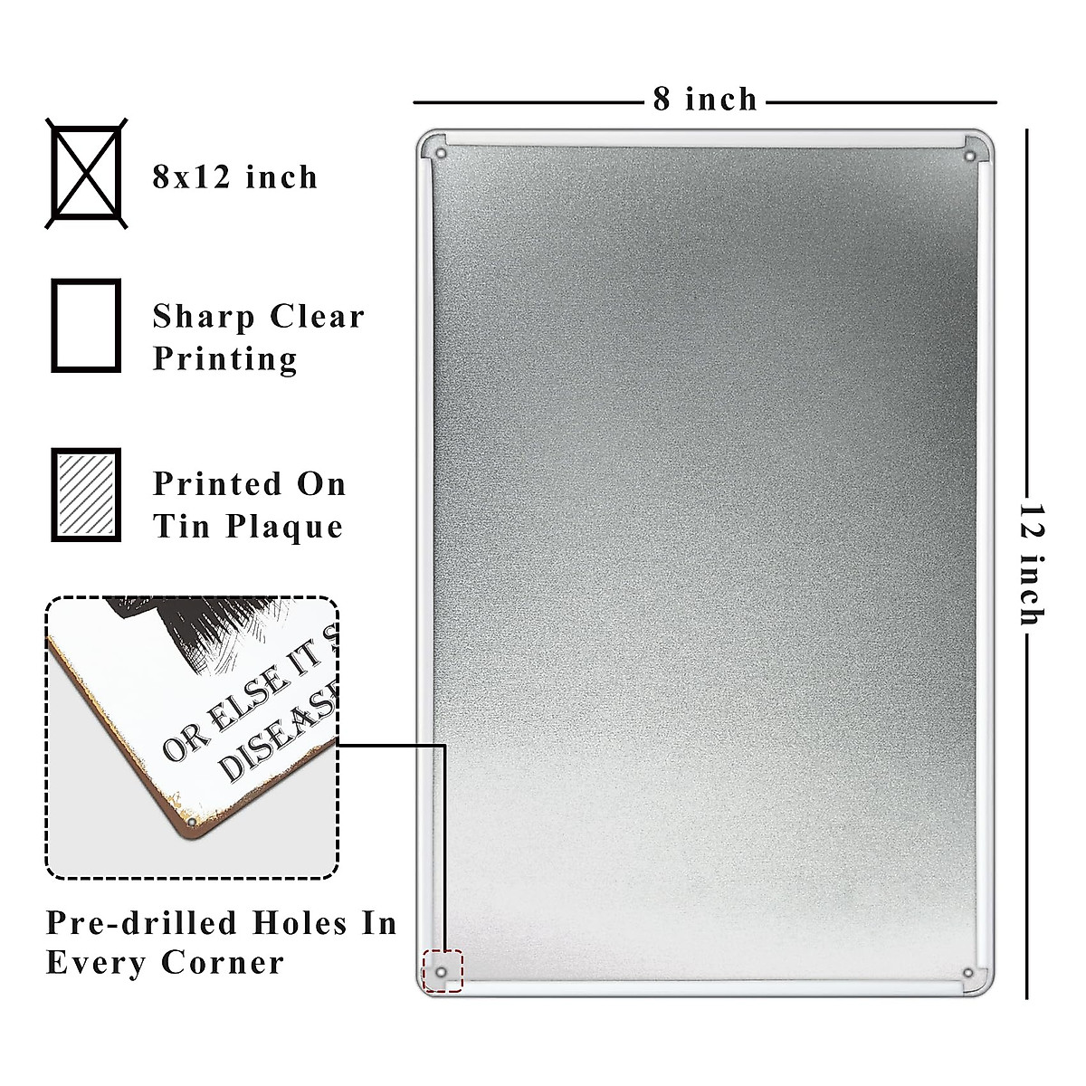 Gothic Bathroom Decor Wash Your Hand Plague Doctor Funny Restroom Wall Decor Tin Sign 8 X 12 Inch