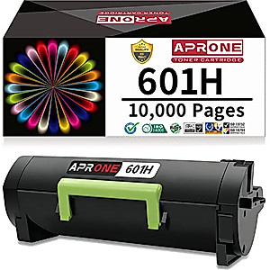 APRONE 601H 60F1H00 Remanufactured Toner Cartridge Replacement for Lexmark 601H Work for MX310dn MX611de MX511de MX410de MX611dhe MX610de MX511dhe MX510de MX511dte MX611dte (10,000 Pages)