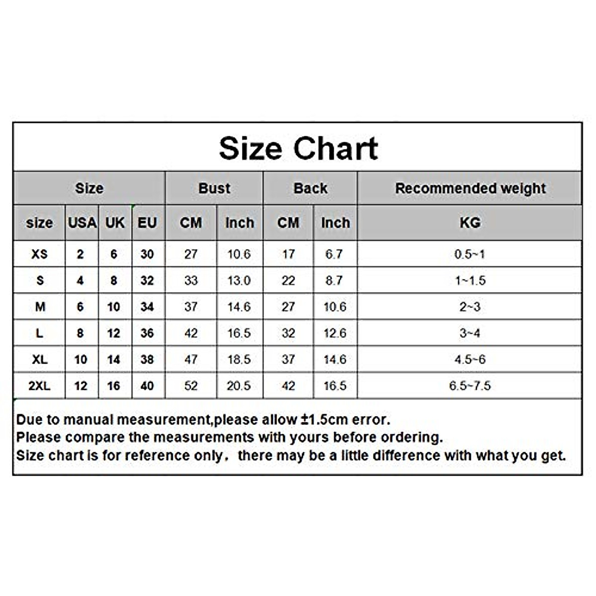 BESUFY Dog Onesie,Puppy T-Shirt Cartoon Printing Adorable Polyester Two-Legged Dog Vest Blouse for Daily Life Little Bee XS