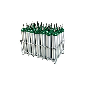 Stack & Rack Oxygen Tank Storage Rack - Holds 28 E Size Cylinders