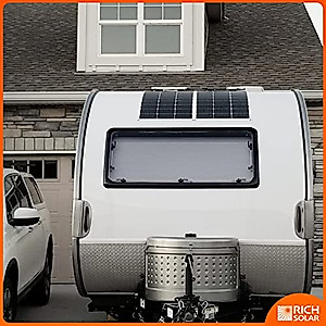 RICH SOLAR 100 Watt 12 Volt Extremely EFTE Flexible Monocrystalline Solar Panel Ultra Lightweight