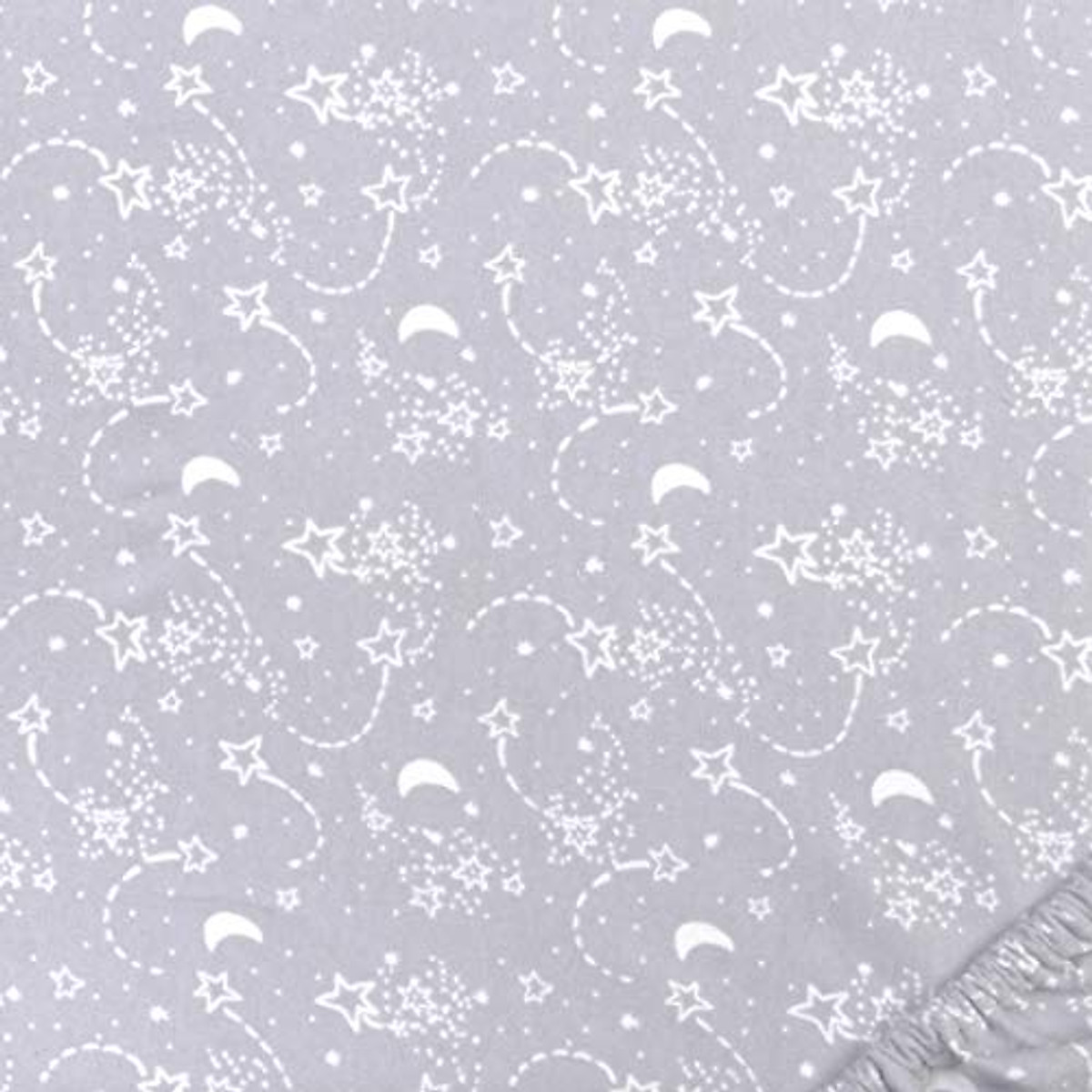 Trend Lab Stars and Moon Flannel Fitted Crib Sheet (103783)