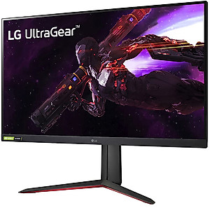 LG 32GP850-B 32 inch Ultragear QHD Nano IPS 165Hz HDR Monitor + G-SYNC Compatibility Bundle with Deco Gear HDMI Cable 2 Pack + Gamer Surface Mousepad + Screen Cloth