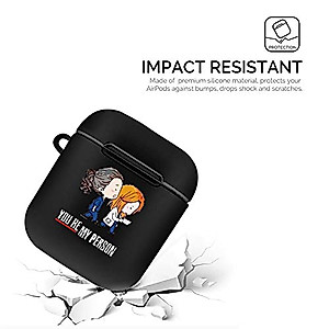 Greys Anatomy AirPods Case Protective Cover Skin - You are My Person. Black Premium Hard Shell Accessories Compatible with Apple AirPods