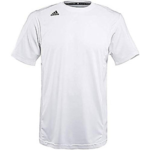 adidas Men's Climalite Utility Short Sleeve Shirt (White, X-Large)