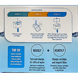 Top Fin EF-S Element Aquarium Filter Cartridges - 12pk