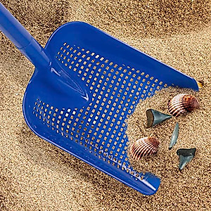 Sand Dipper - Treasure Shovel Digger Sifter – Sand Sifter for Beach Fun or Farm Chicken coop Goat stall Sand Poop Cleaning