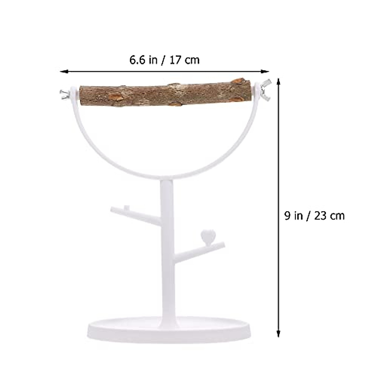 PATKAW Outdoor Toys Outdoor Toys Outdoor Playset of 2 Bird Perches, Wooden Parrot Wooden Perch Bird Perch Training Standing Rack Parrot Stand Branch Outdoor Toys Outdoor Playset Outdoor Playset