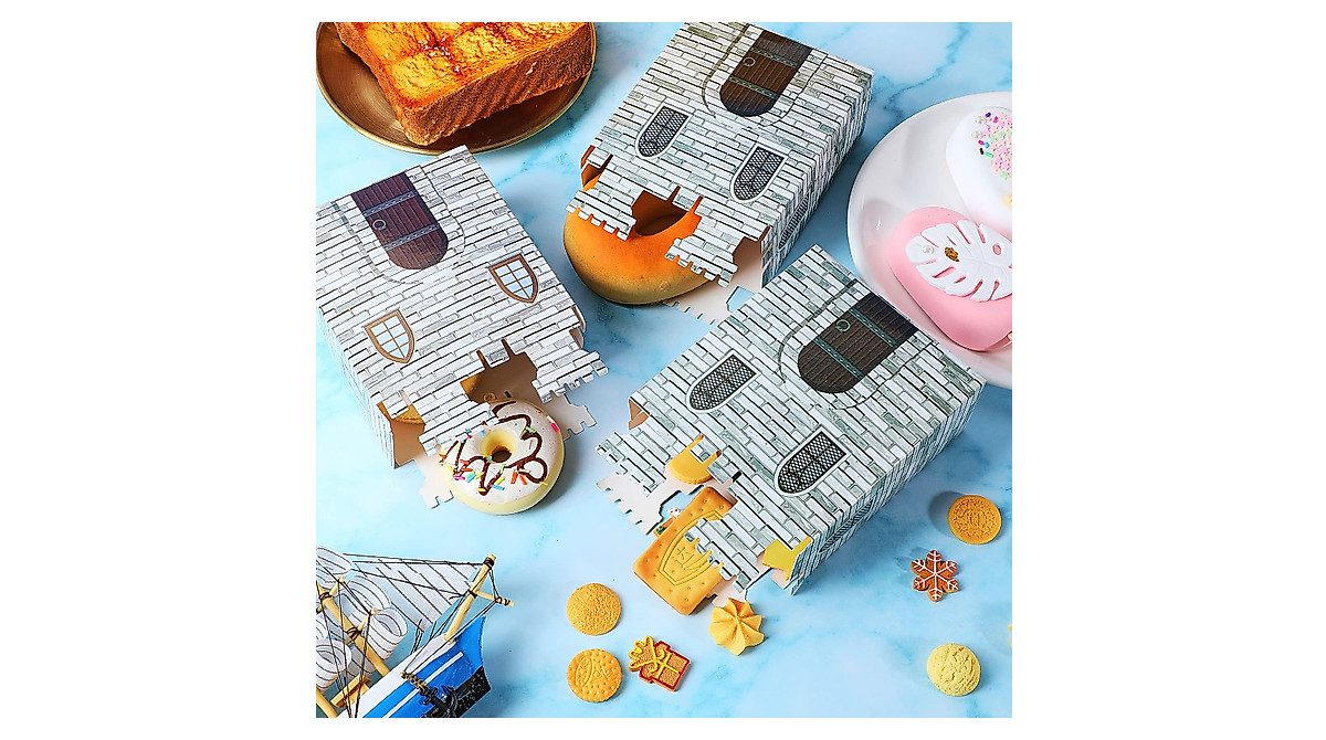 12 Pcs Medieval Castle Favor Boxes for Parties