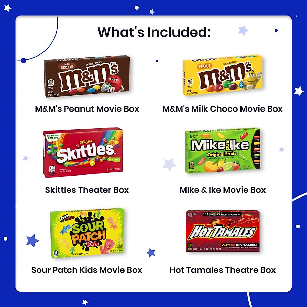 Movie Night Basket Gift Set – with Candy Variety Pack, Movie Trays, Movie, Movie Snacks & Popcorn Gift Set – Gift Baskets For Families by Cheshire Gifts