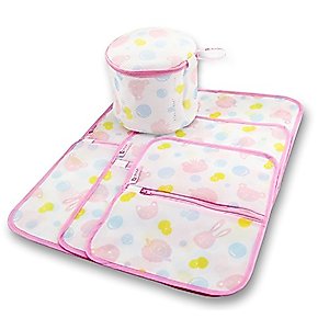 Zotoon Mesh Laundry Bag -Set of 4- Perfect Use as Lingerie Bag for Laundry, Delicates Laundry Bag,Bra Wash Bag