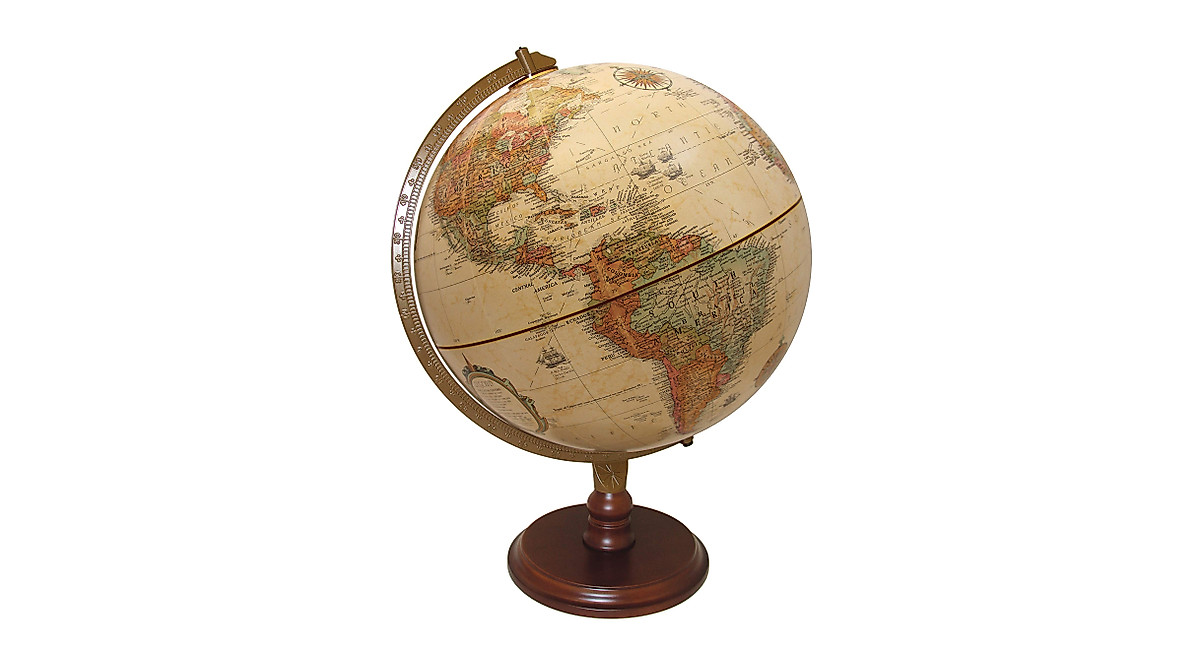 Replogle Lenox Antique Style Desktop Globe 12" - Classic World Globe