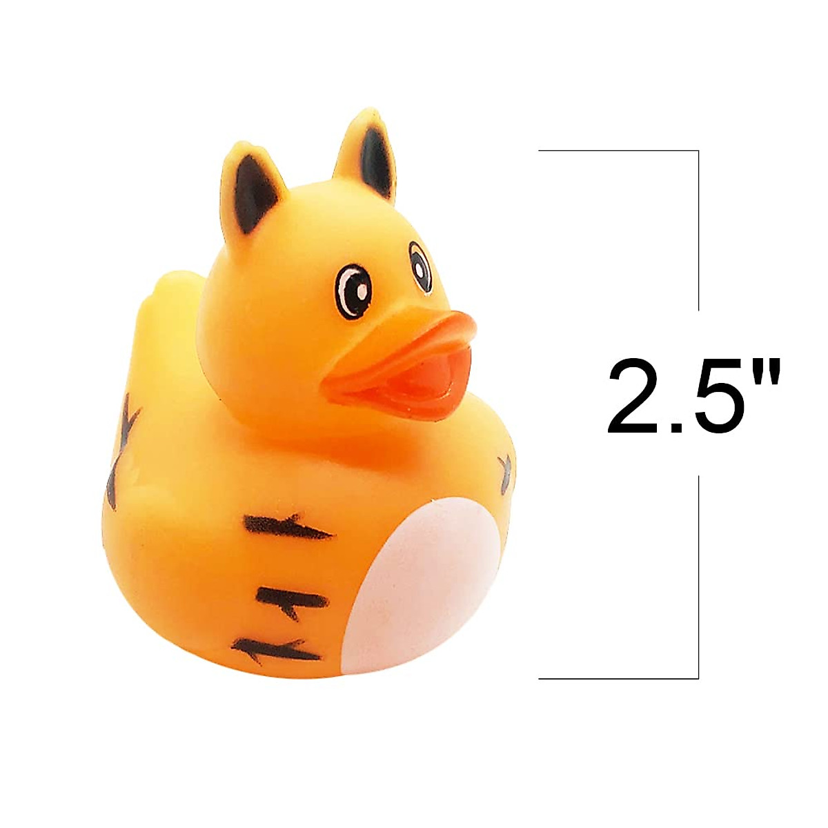 ArtCreativity Zoo Animal Rubber Duckies for Kids, Pack of 12, Zoo Themed Duck Bathtub Pool Toys, Fun Carnival and Safari Party Supplies, Birthday Party Favors for Boys and Girls