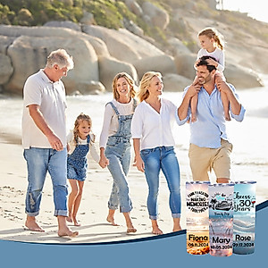 Custom Beach Tumblers for Women Cute Girl's Trip Cups Tumbler Personalized Insulated Tumbler Cup with Lid Straw for Friends Girls Trip Favor Gifts 2025 Bachelorette Trip Gift Family Vacation Cups