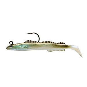 Storm WildEye Live Sand Eel Bait, 6-Inch, Olive, Pack of 3