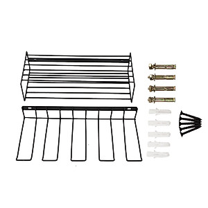 Floating Tool Holder, Easy Installation Stable Structure 50kg Load Capacity High Hardness Wall Mount Storage Rack Multifunctional for Workshop