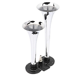 Air Horn for Car, 12V 150dB Super Loud Dual Trumpet Horn Kit with Compressor for Trucks Lorrys Trains Boats Cars