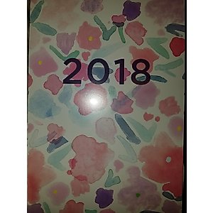 2018 Calendar water color flowers