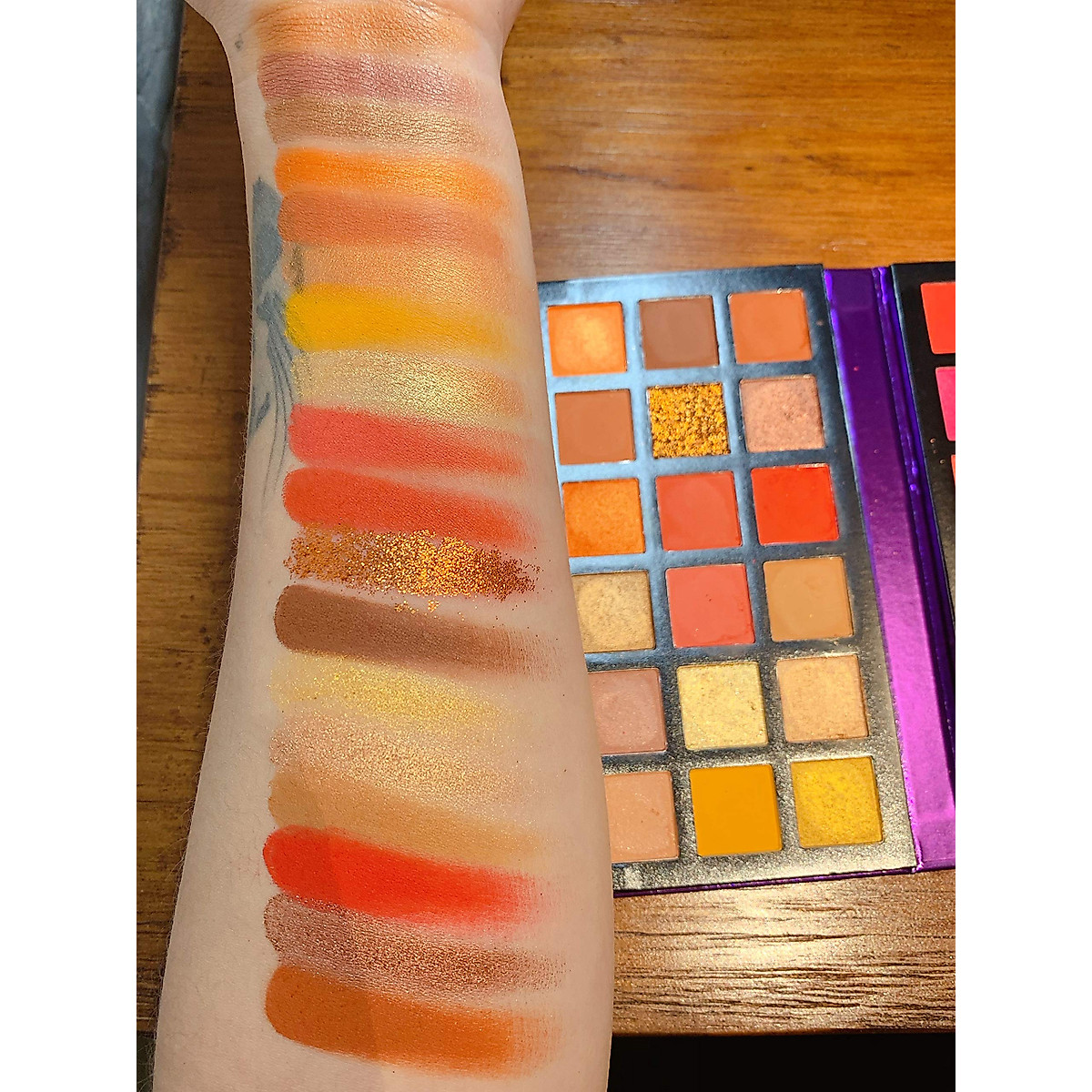 72 Colors Ultra Secret Eyeshadow Palette, 4 in1 Color Board Matte Shimmer Glitter Nude Natural All In One Makeup Palette Blendable Pigmented Make Up Eye Shadow Pallet Gift Kit