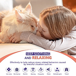 OCSOSO 3-Pack Pheromone Calming Collars for Cats Offers Long-Lasting Calming Relief - Ideal for Reducing Anxiety and Stress Related Behaviors!