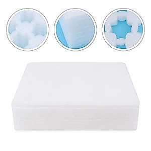 Mobestech Foam Egg Cartons 2pcs Proof Crate Storage Storing Dampening Holder for Pe Padding Container Containers Practical Fixing Fixator Egg No Sound Grids Foam Resistant Kitchen Cushion
